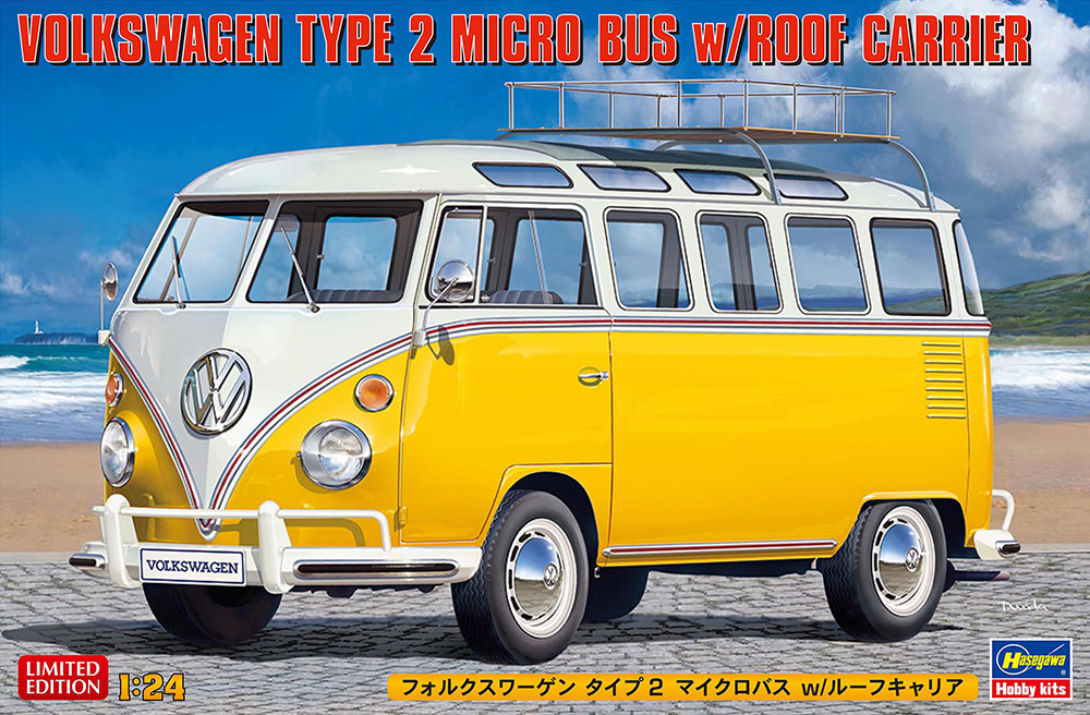 1/24 Volkswagen Type 2 with roof carrier